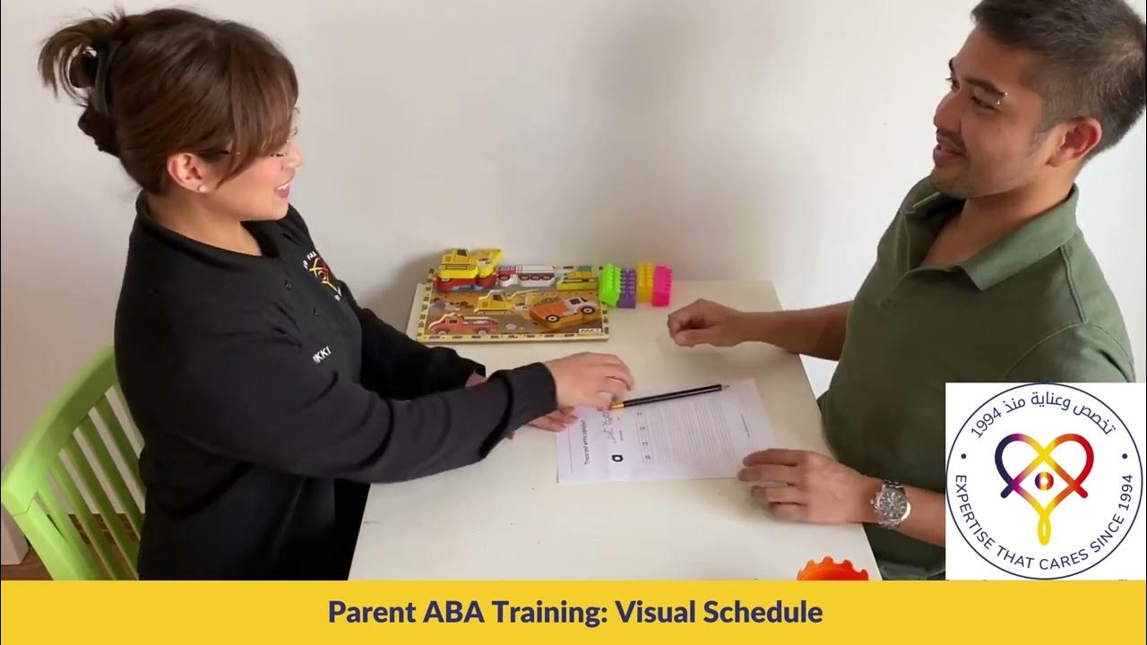 Applied Behavior Analysis (ABA) - Visual Schedule - YouTube