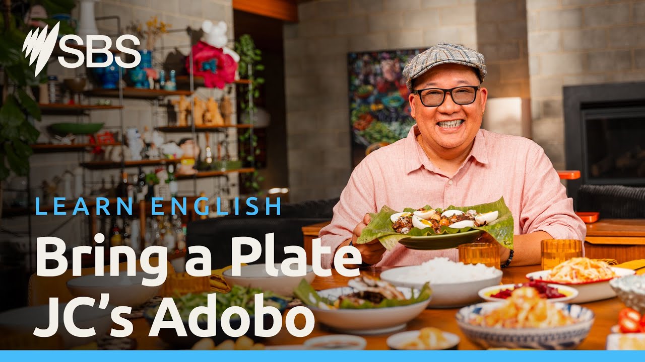 JC brings his Filipino dish of chicken and pork adobo with eggs to the ...