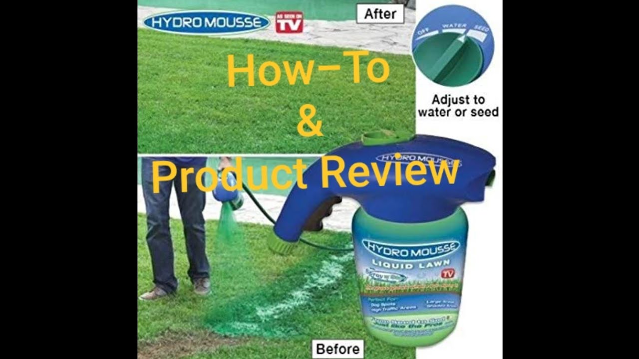 Hydro Mousse Liquid Lawn - Product Review - YouTube