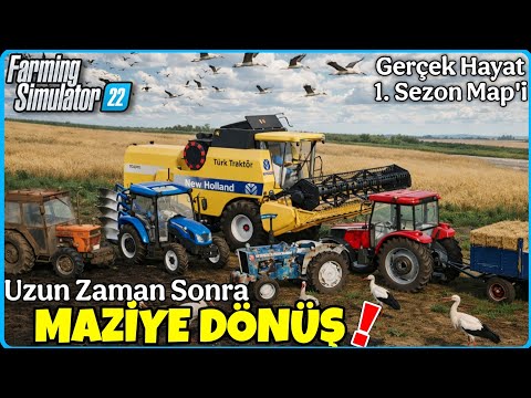 GERÇEK HAYAT 1. SEZON HARİTASI'NDA NİYAZİ'NİN HURDA FORD 3000'İNİ KULLANDIM🔸️1.5 YIL SONRA FS22 