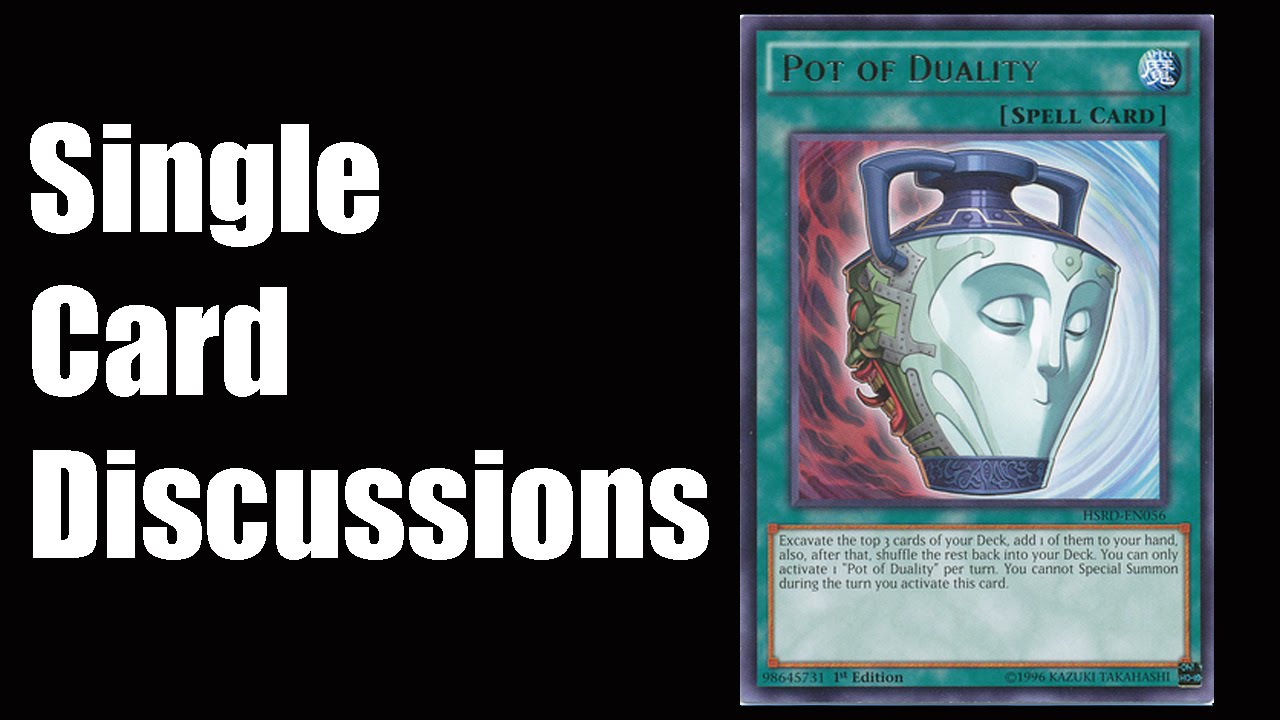 Single Card Discussions: Pot of Duality - YouTube