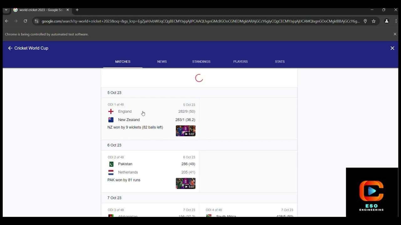 Scrape Cricket Website Data Using Beautiful Soup & Selenium Python Web Scraping Tutorial - YouTube