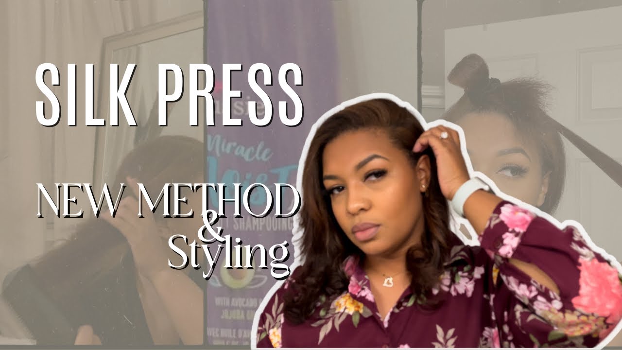 HOW TO: Easy 🔥 NEW METHOD 🔥Silk Press Method for Natural Hair Beginners ...