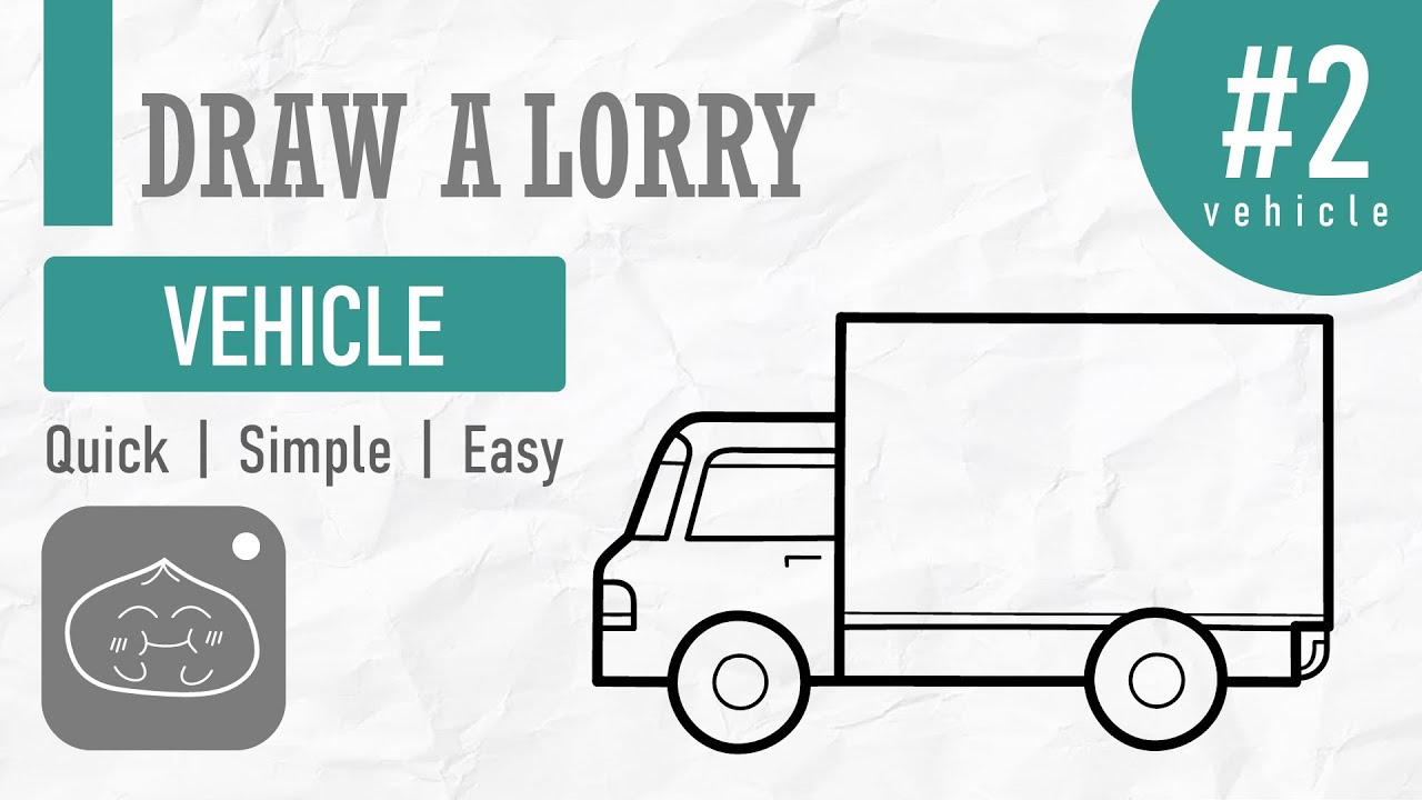 How to Draw a Lorry | Simple & Easy - YouTube