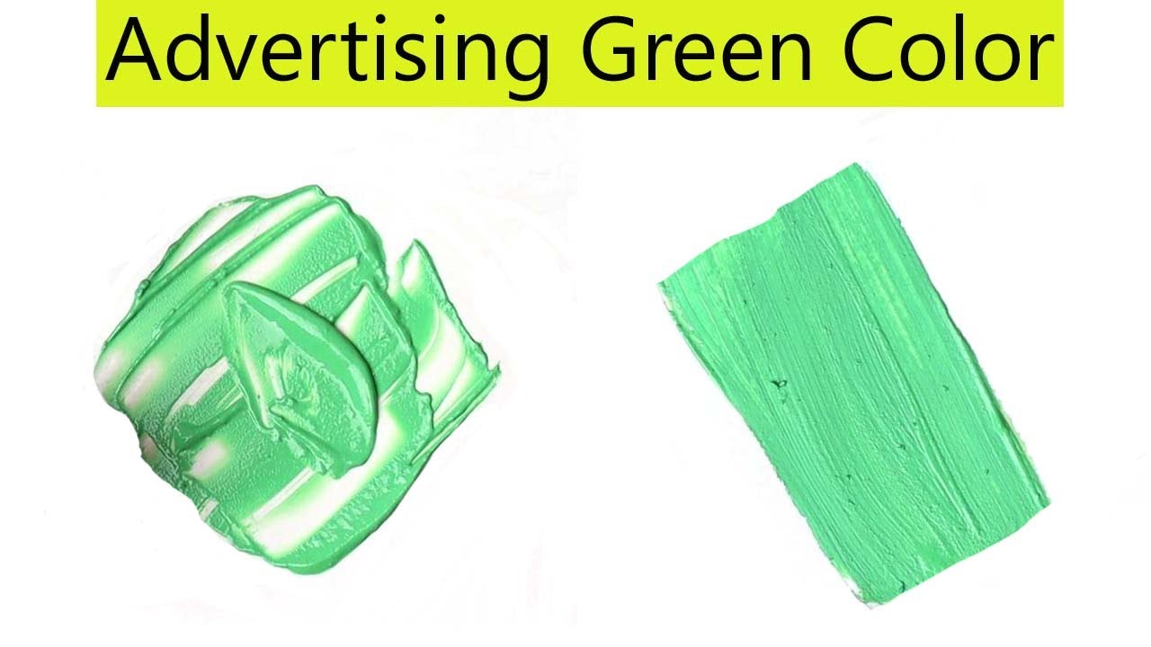 Advertising Green Color - What Color Make Advertising Green - Color ...