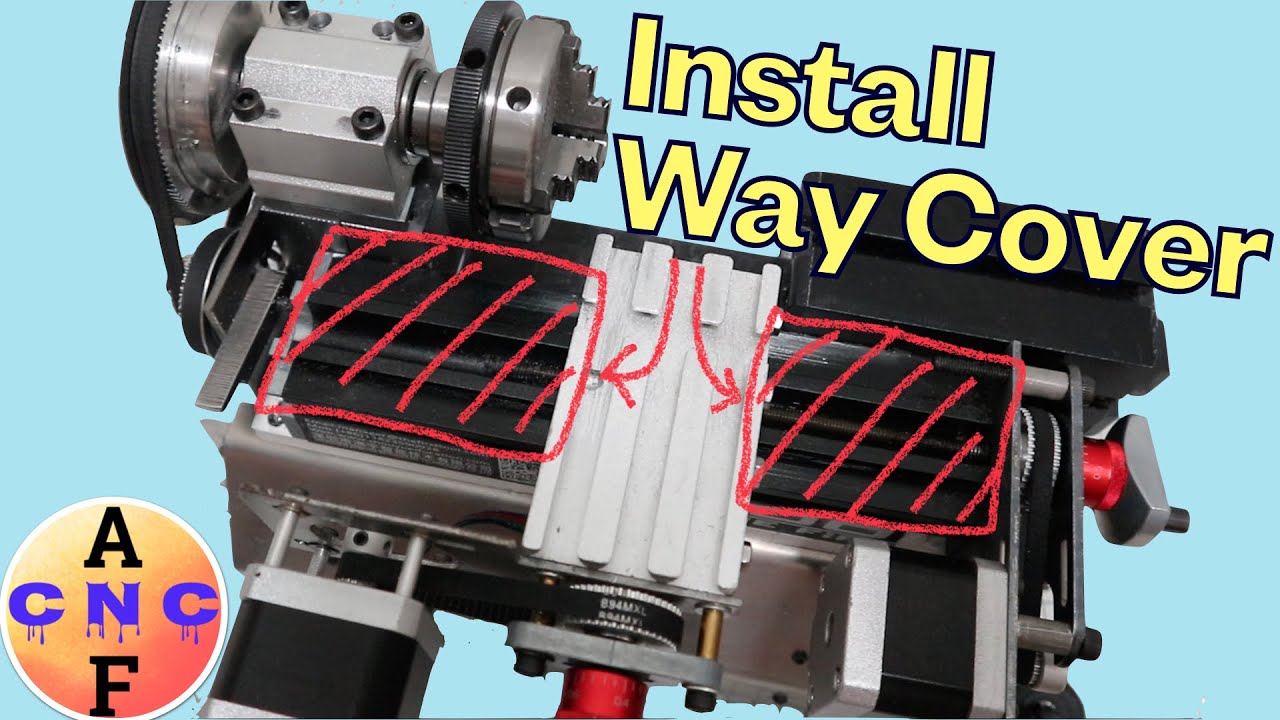 CNC Lathe Way Cover - YouTube