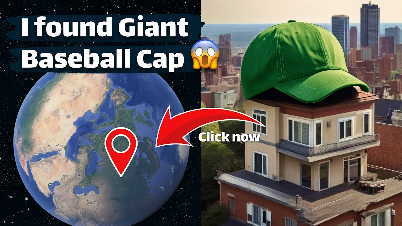 I found Giant Baseball Cap 🧢 on Google Earth and Google Maps # ...