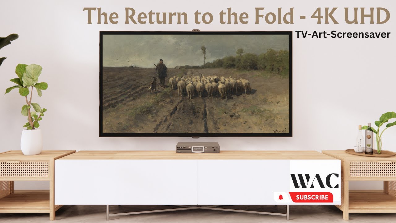 Vintage TV Art Screensaver | Frame Wall Art | The Return to the Fold By ...