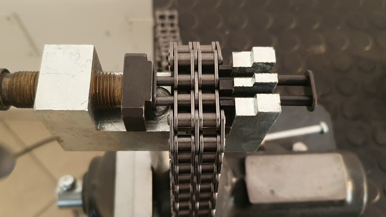 timing rebuilt pt. 6 - crimping chain - YouTube