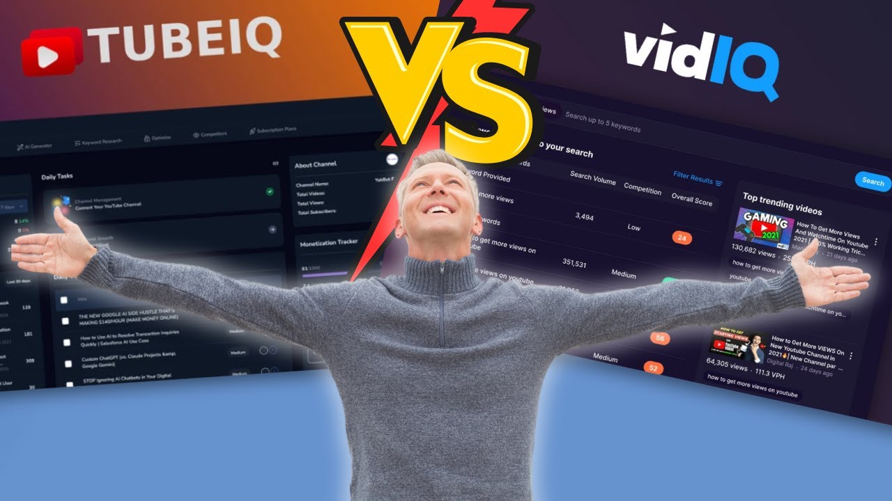 Comparing TubeIQ and VidIQ: The BEST YouTube Tool for Your Needs - YouTube
