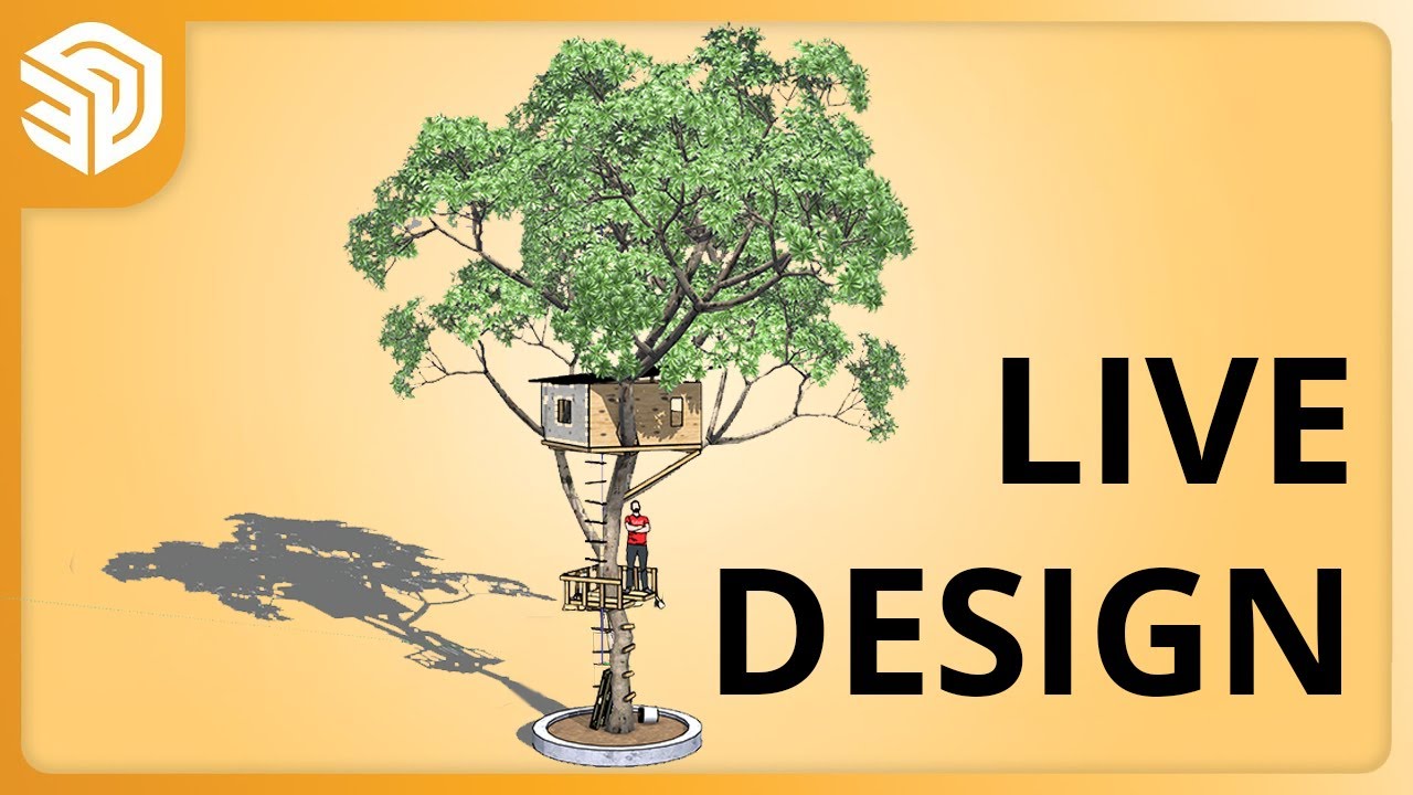 3D Modeling a Treehouse, LIVE! - YouTube