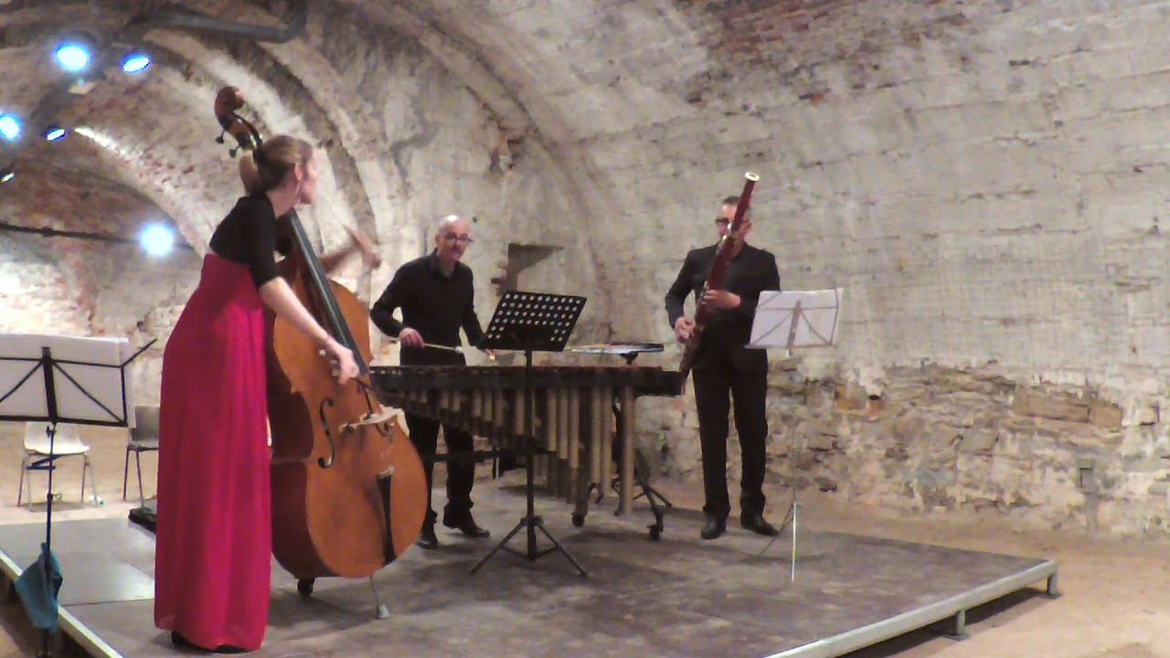 Elegia in Re - Giovanni Bottesini ( Double bass, Bassoon, Marimba Trio ...