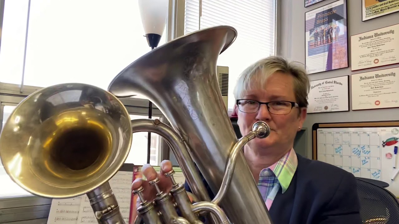 Gail Robertson (Double-belled Euphonium) - Baby It’s Cold Outside - YouTube