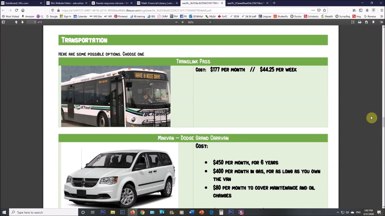 Financial Literacy Math Package - Grade 5 - YouTube