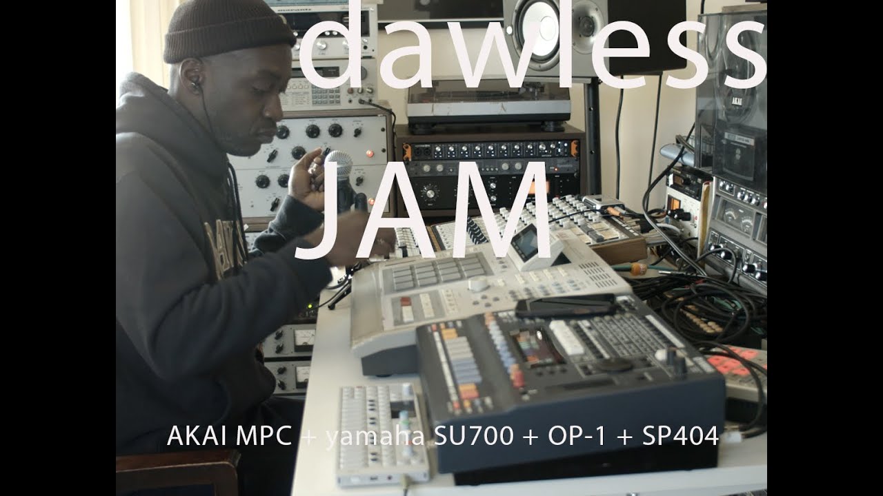 dawless jam -- Akai MPC 3000 + Yamaha SU700 + op-1 + Roland sp404 -- a few quick sketches - YouTube