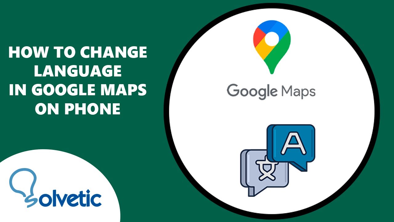 How to Change Language In Google Maps On Phone - YouTube
