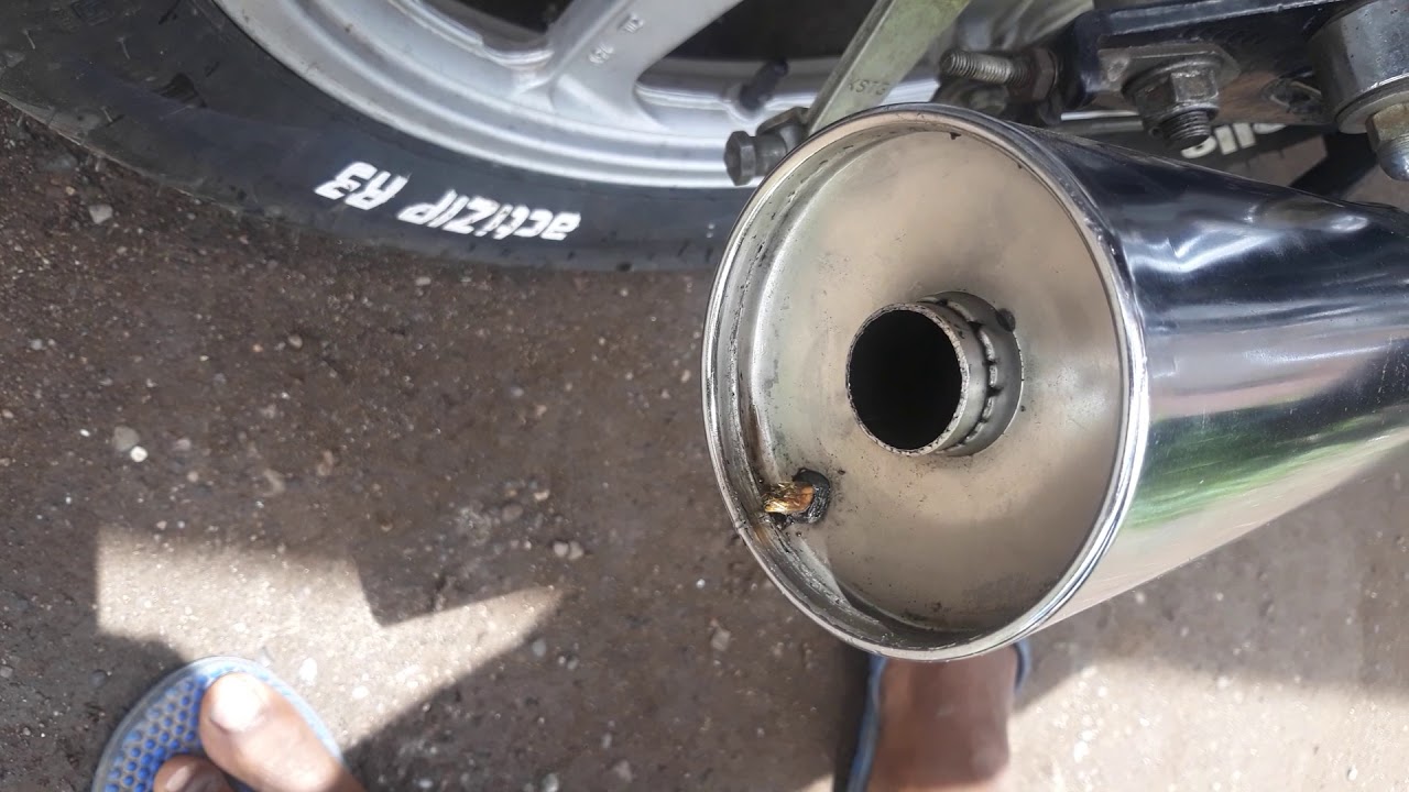Splendor plus old silencer set kolhapur😈😈 - YouTube