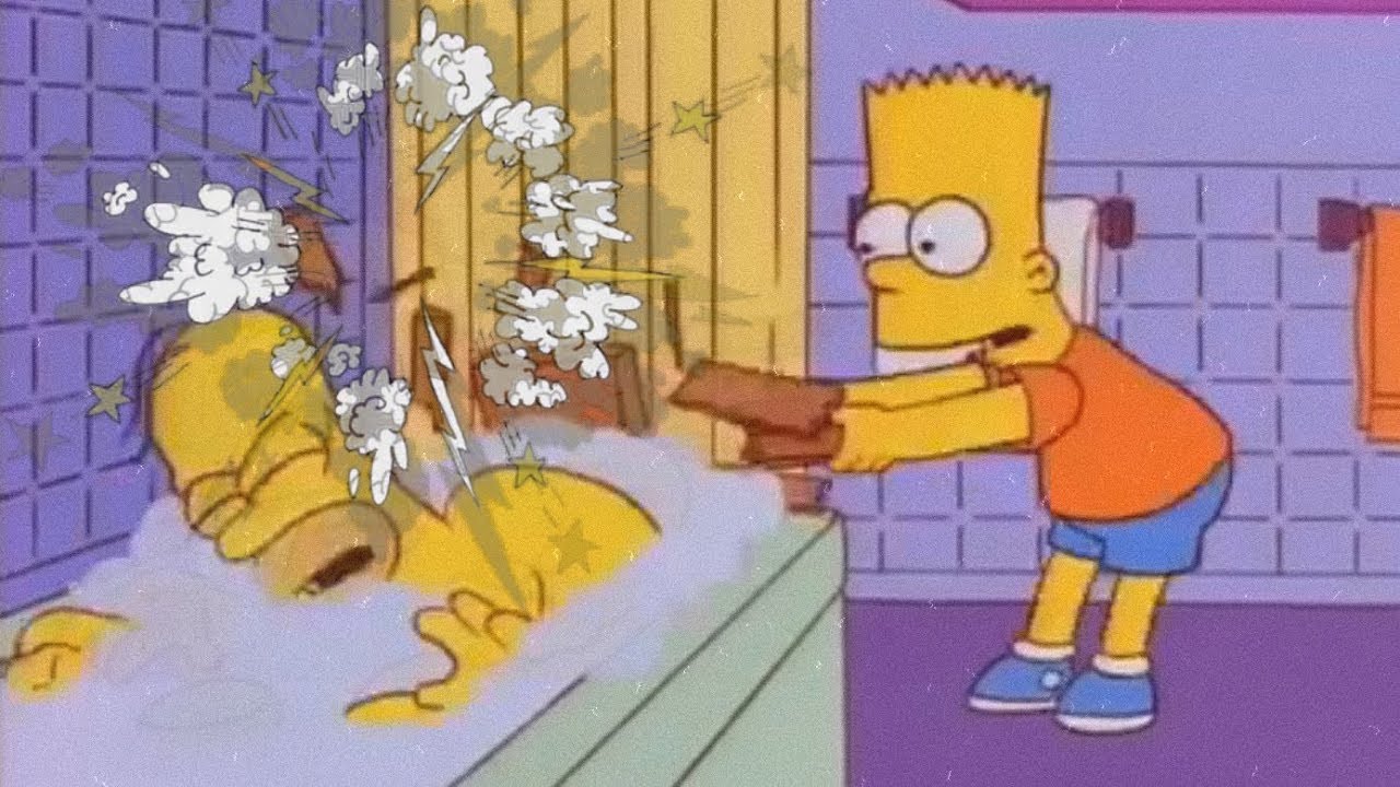 Homer gets Parried By a Chair - YouTube