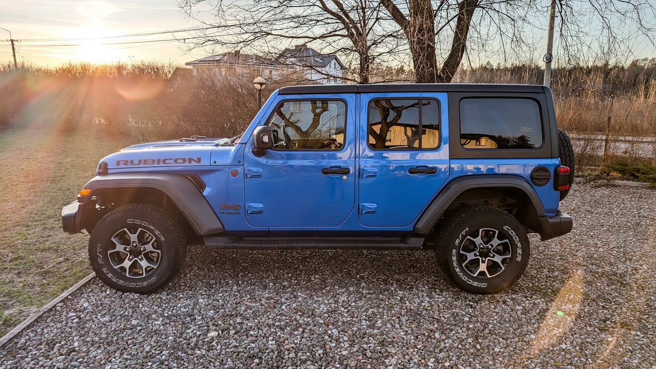 Jeep Wrangler JL Unlimited Rubicon 2021 Hydro Blue - YouTube