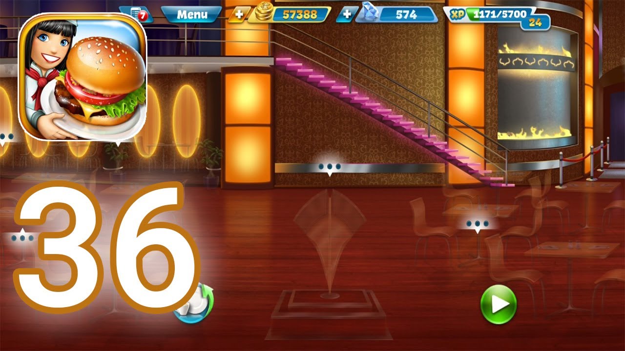 Cooking Fever - Gameplay Walkthrough Part 36 - Gourmet Restaurant Level ...