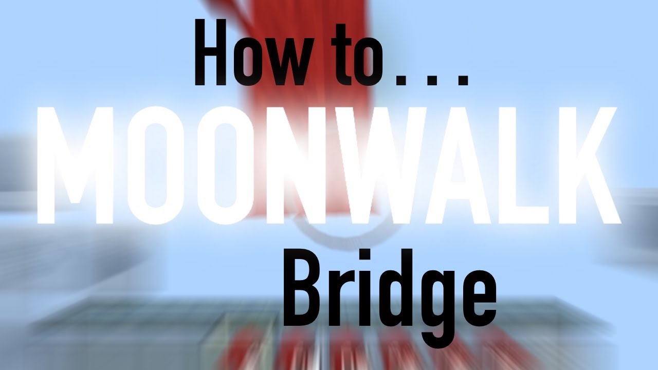How to Moonwalk bridge in MCPE April 2023 #minecraft #moonwalk - YouTube