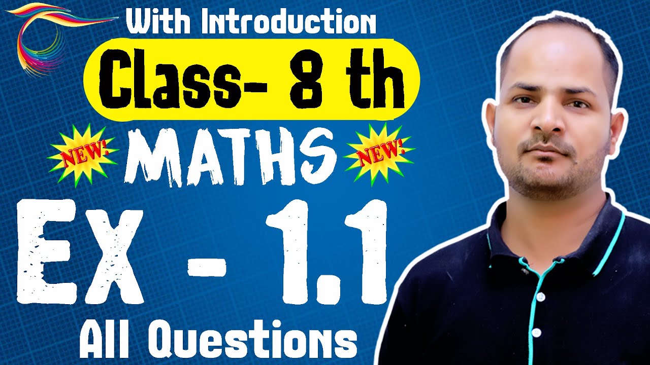 Class - 8, Ex - 1.1, Q1 to Q3 | Rational Numbers | Maths Chapter 1 ...