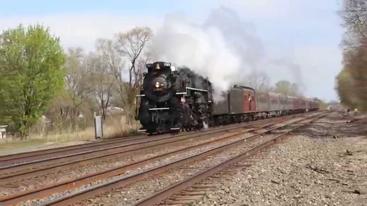 Nickel Plate 765 Westbound through Dunlap Indiana - YouTube