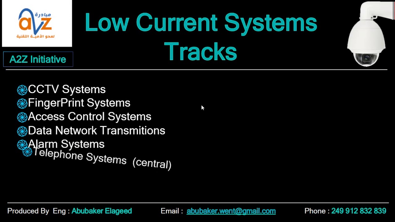 1 - Lec 1 - Intro To Low Current System - Abubaker Elageed - YouTube