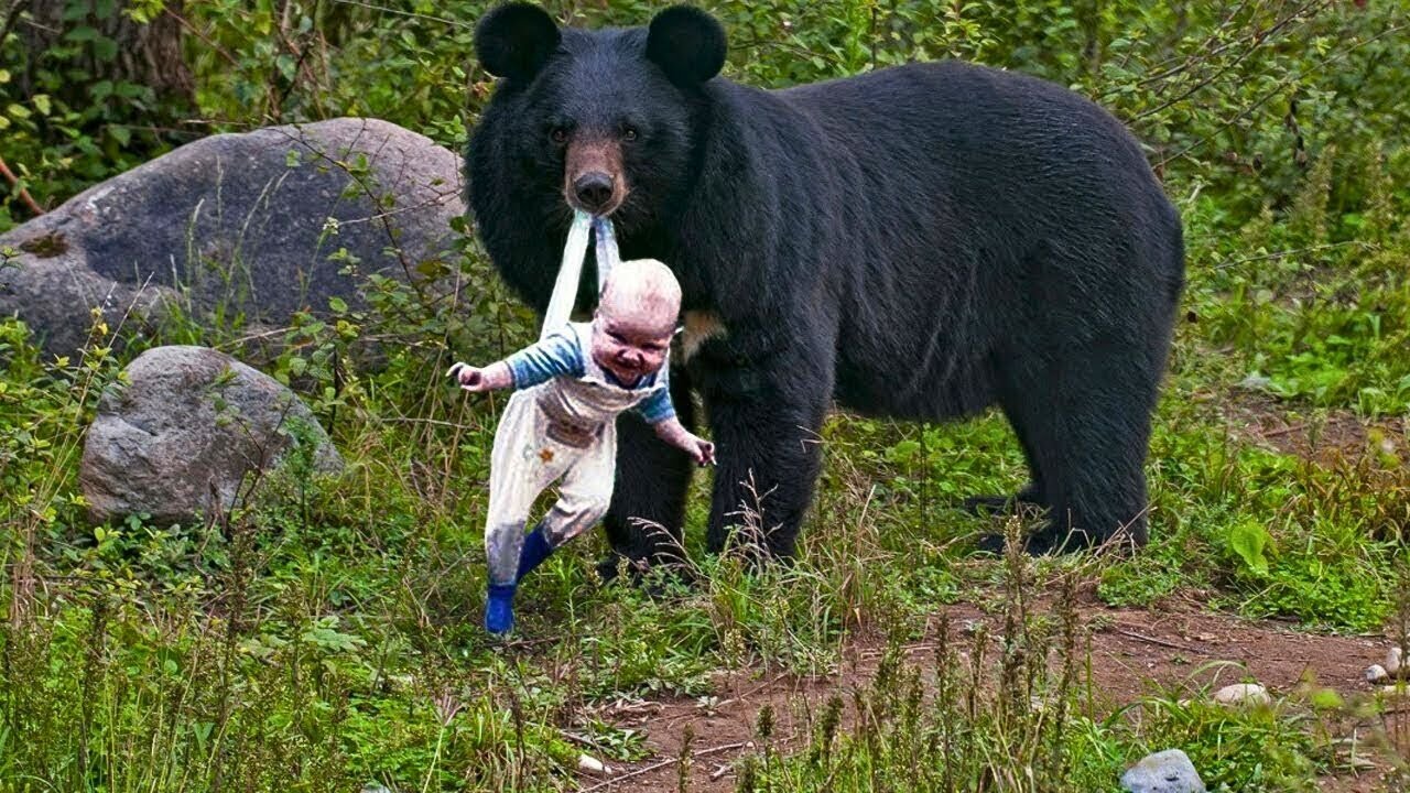 Bear Refuses To Let Baby Go - Ranger Bursts Into Tears When He ...