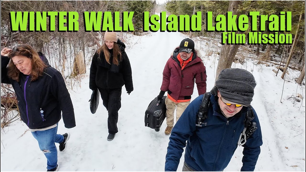 Winter Walk - Island Lake Community Trails - Canada - YouTube
