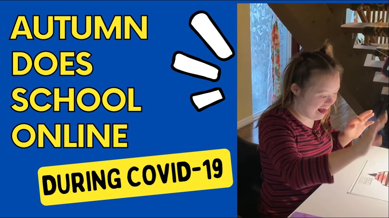 Autumn Does School Online During Covid-19 - YouTube
