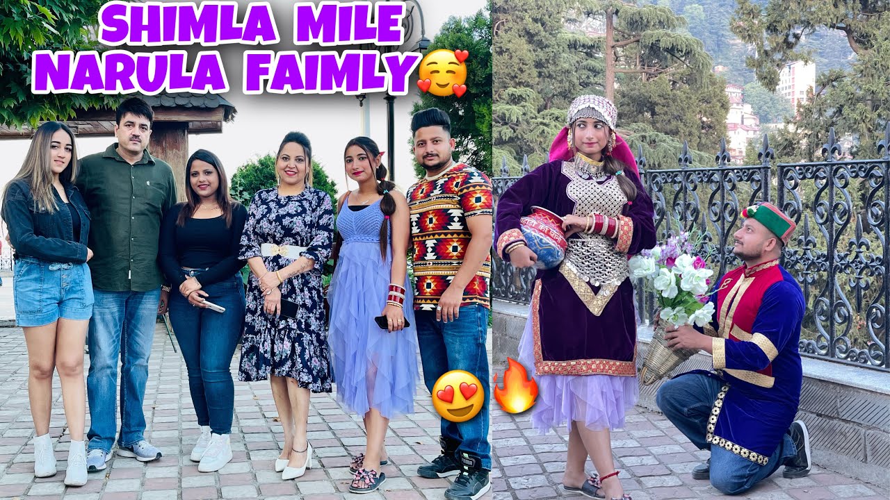 First Time Meet With *NARULA FAMILY 😍* Shimla || Trip With Family ️ ...