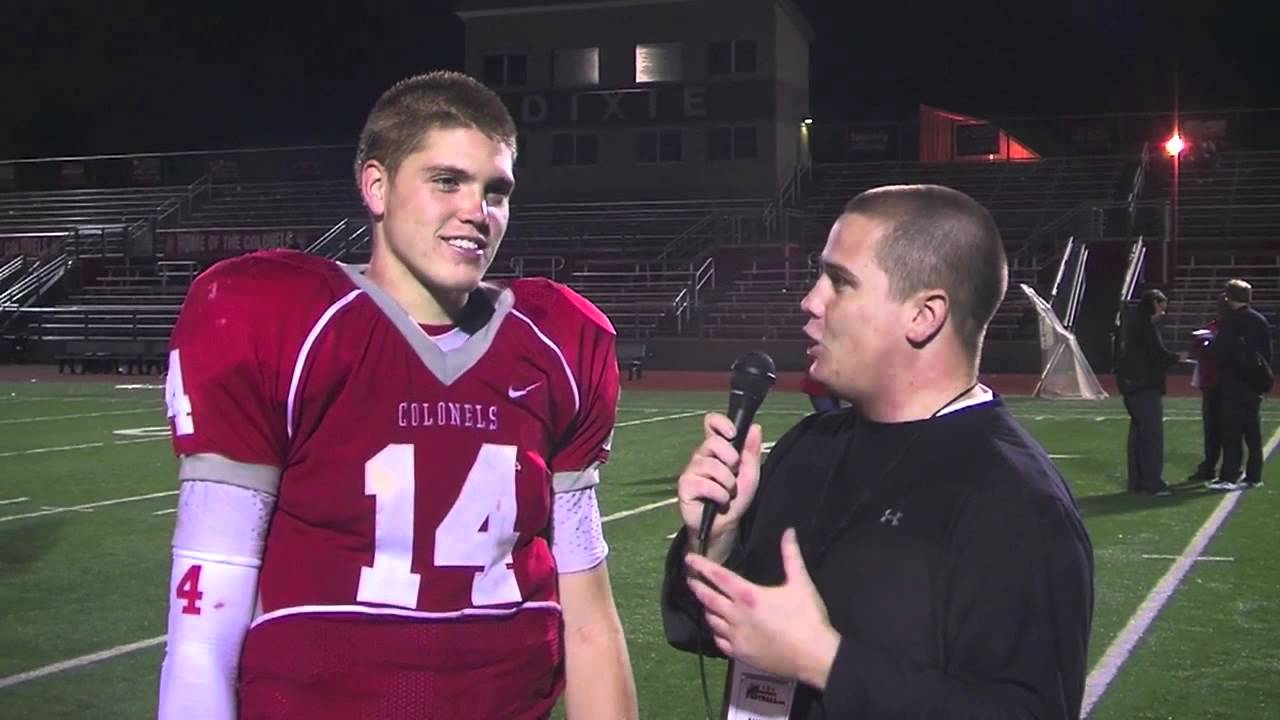 Postgame: Zeke Pike - Dixie 34 Boone 27 - YouTube