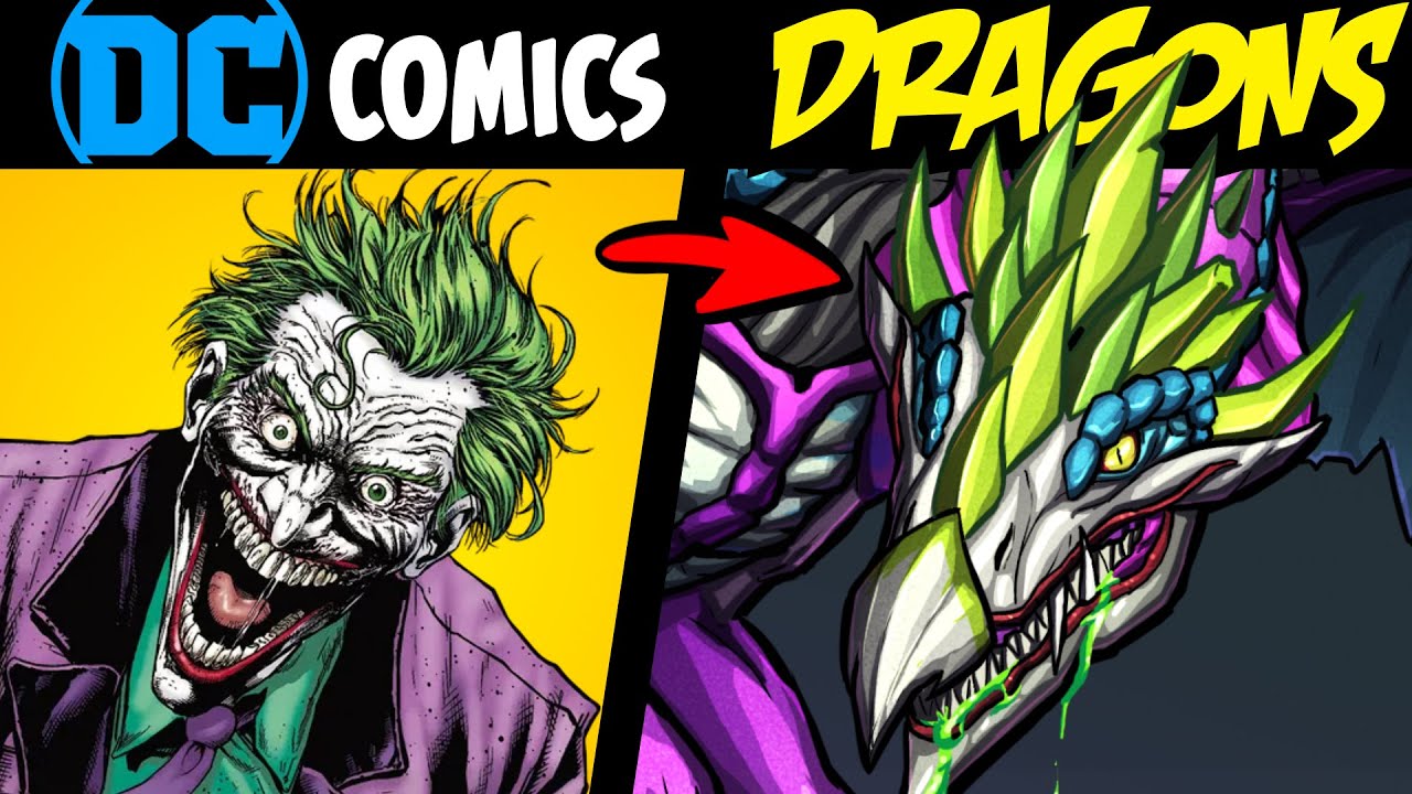 What if DC Heroes & Villains Were DRAGONS?! (Lore & Speedpaint) - YouTube