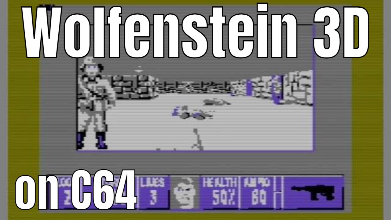 Wolfenstein 3D on the C64 - YouTube
