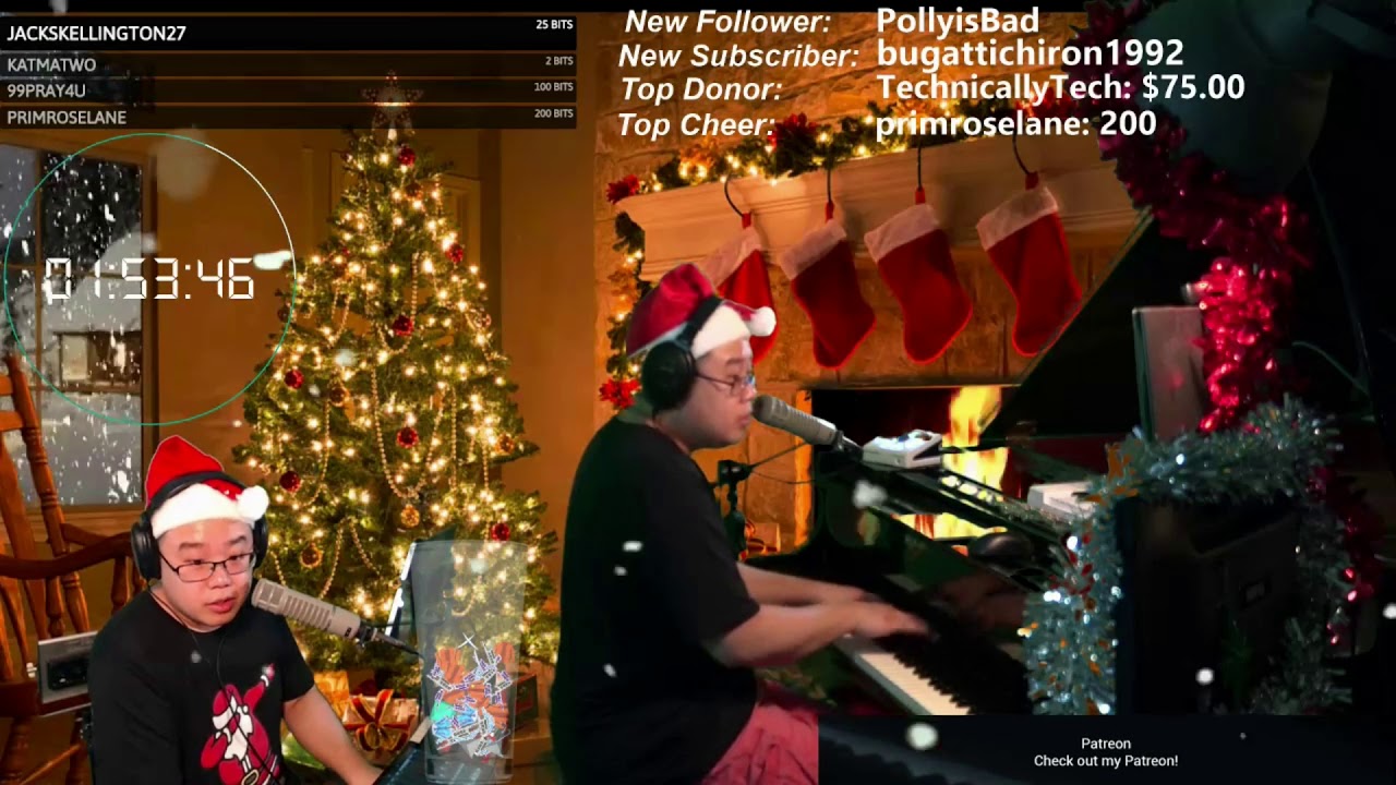 Ong Twitch Music Christmas 2018 Celebration - YouTube