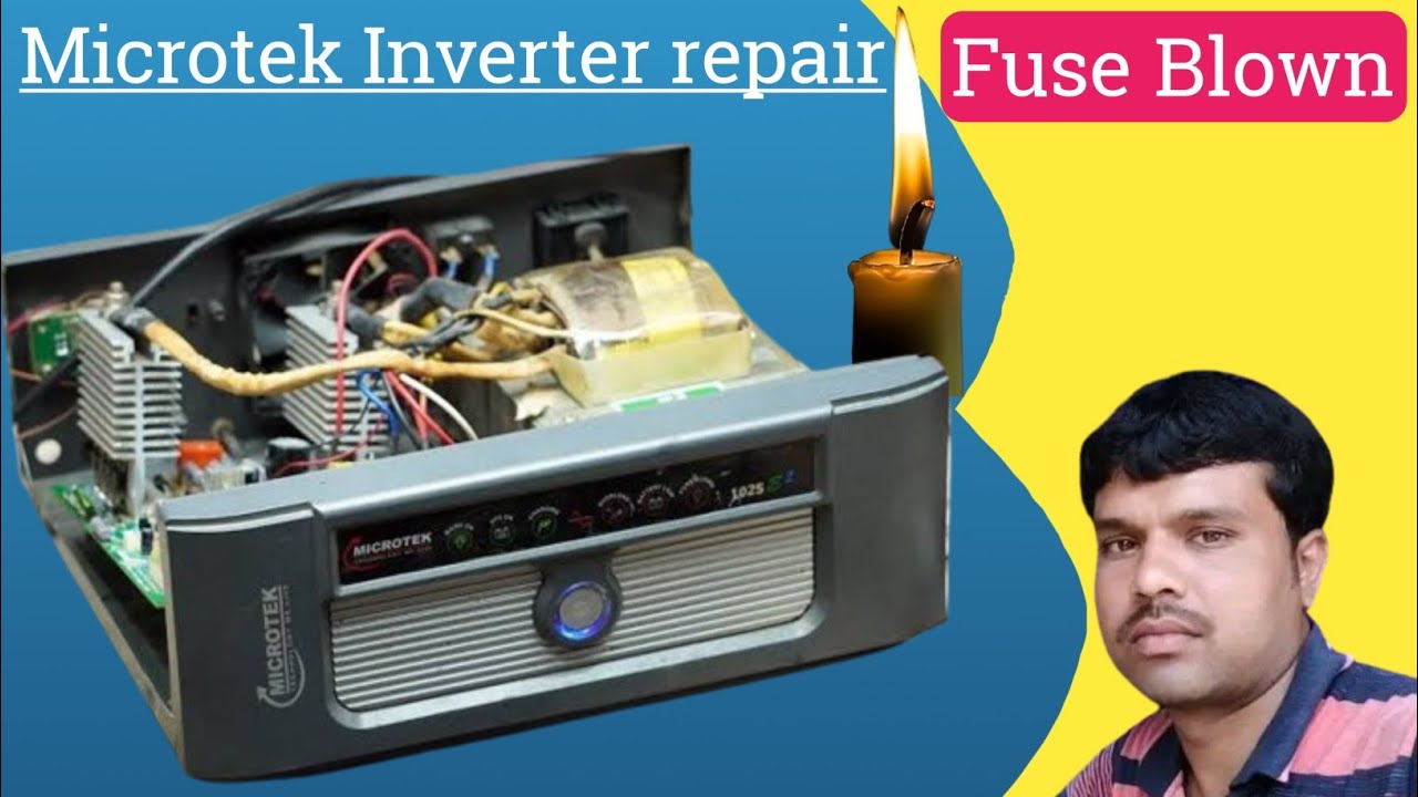 Microtek Inverter Repair|Inverter Repairing Video|Fuse Blown In ...