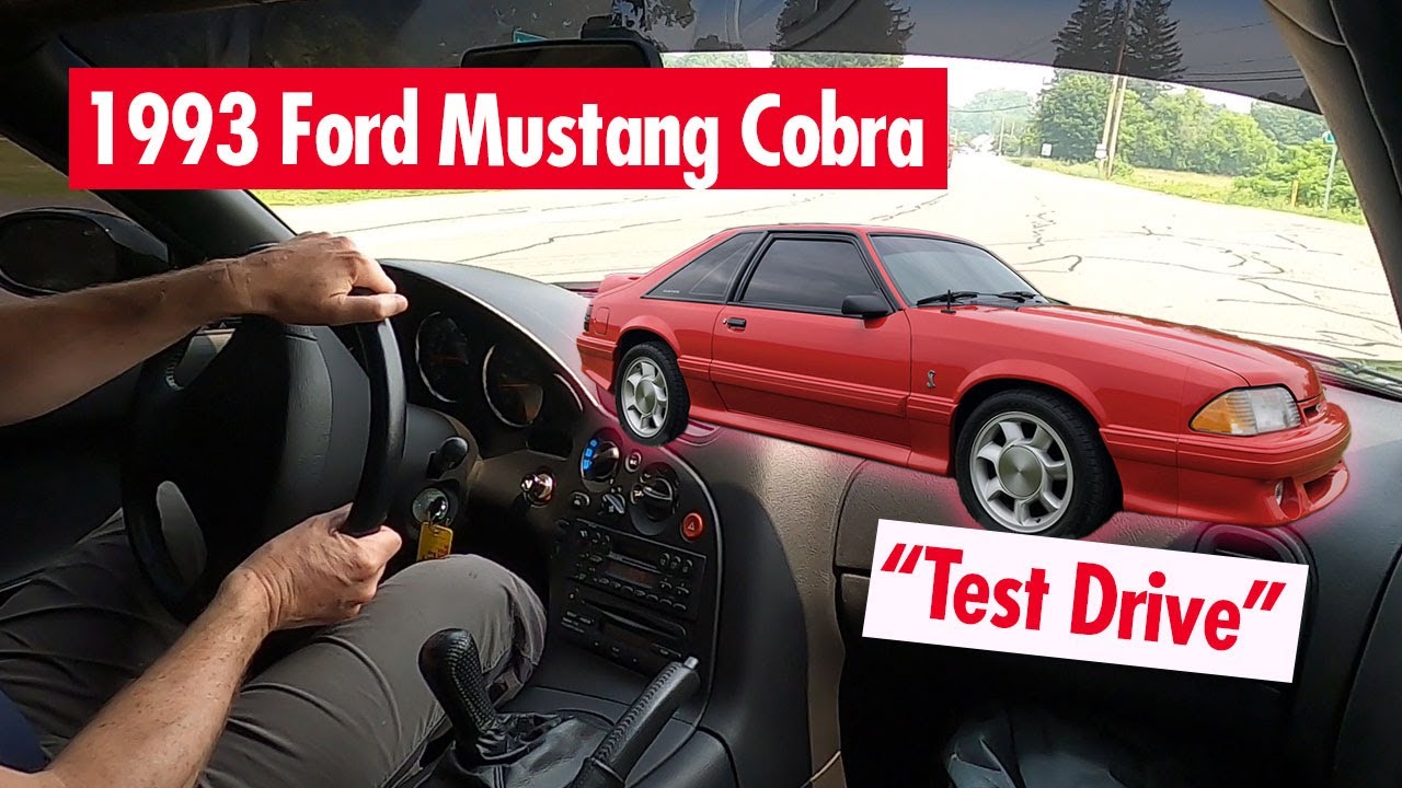 1993 Ford Mustang Cobra - Test Drive - 14,000 Original Miles - Tobin ...