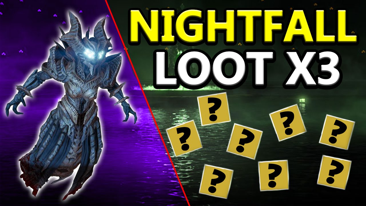 Destiny: My Exotic Nightfall Loot x3 Characters! - YouTube