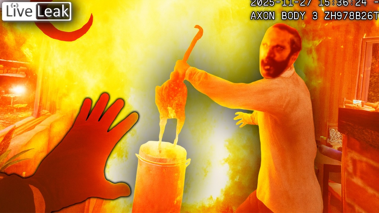 *GRAPHIC* Deep Fryer Explosion Triggers Intense Standoff On Bodycam ...