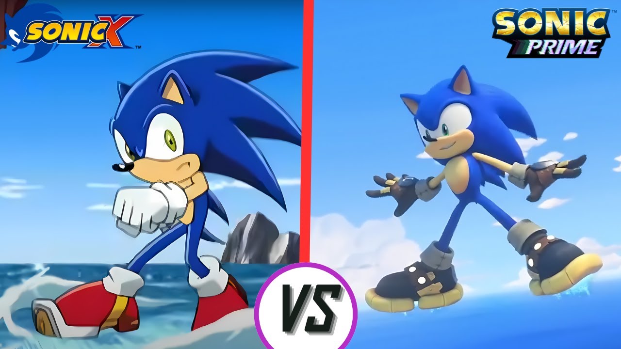 Sonic X VS Sonic Prime - Who had the Best Shoe Upgrades? - YouTube