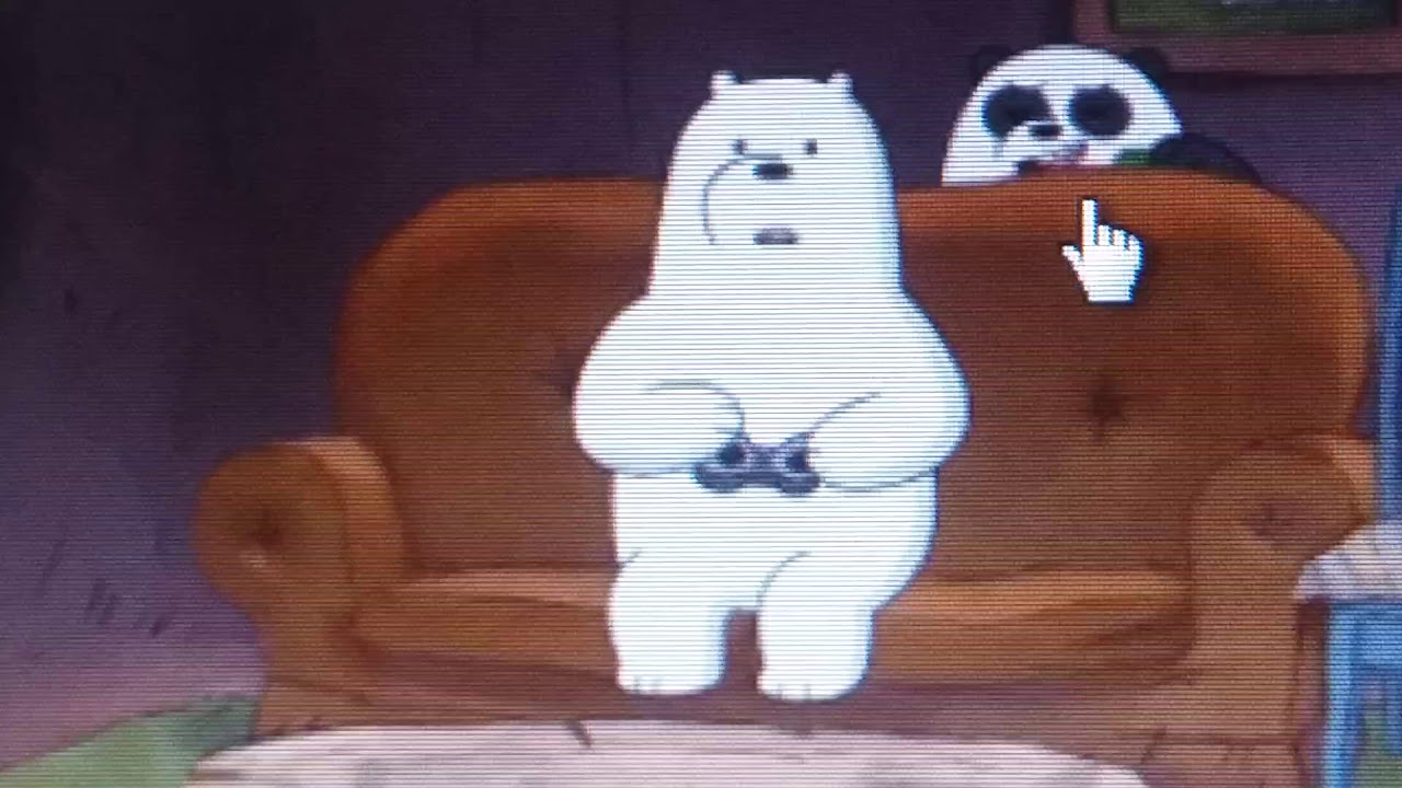 Ice Bear's fear of Cucumbers. - YouTube