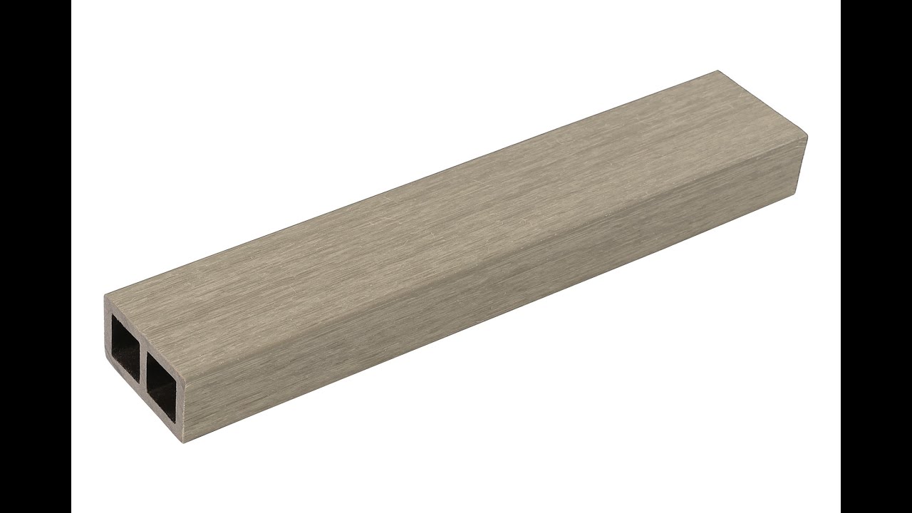 NewTechWood Composite Screening Hollow board (UH 55) - YouTube