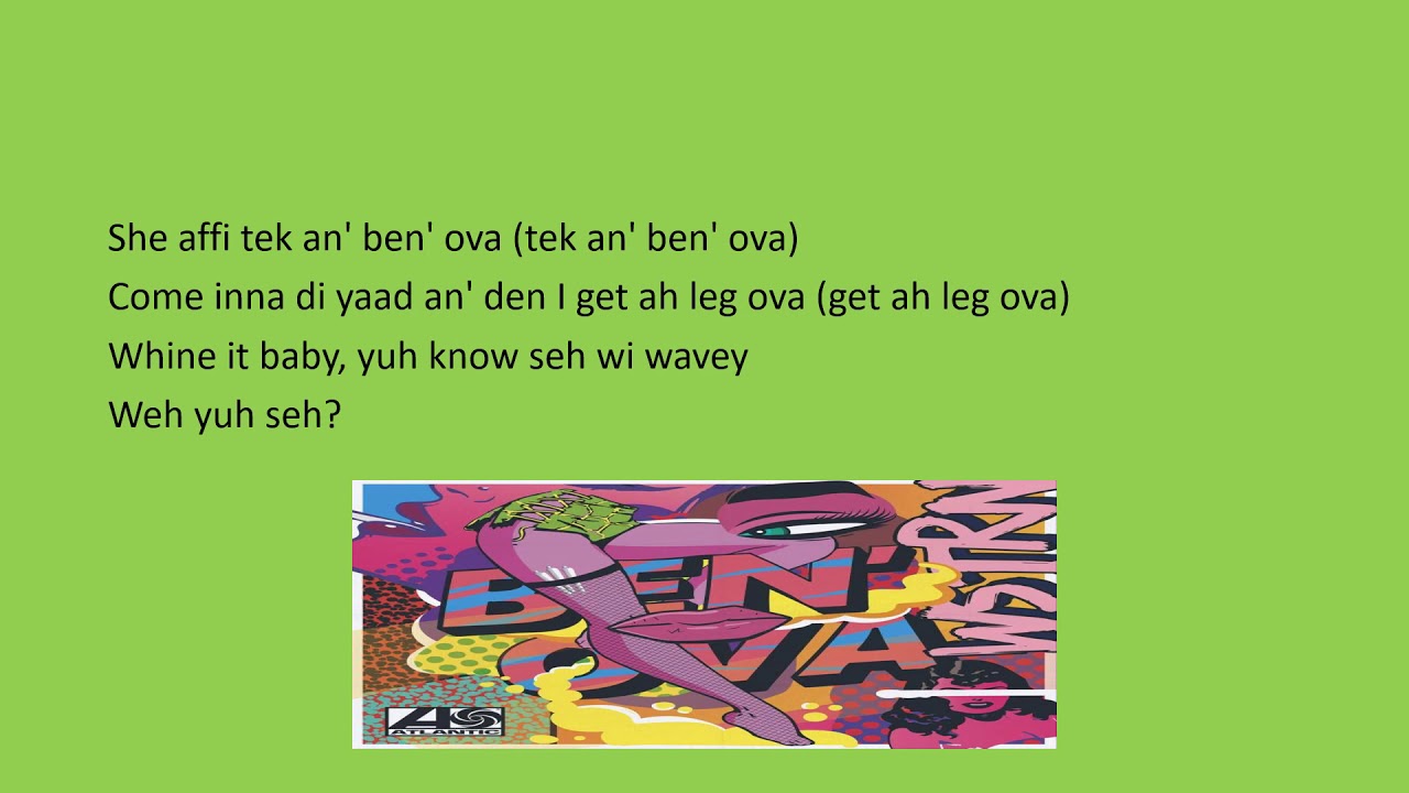 WSTRN - Ben’ Ova - (lyrics) - YouTube