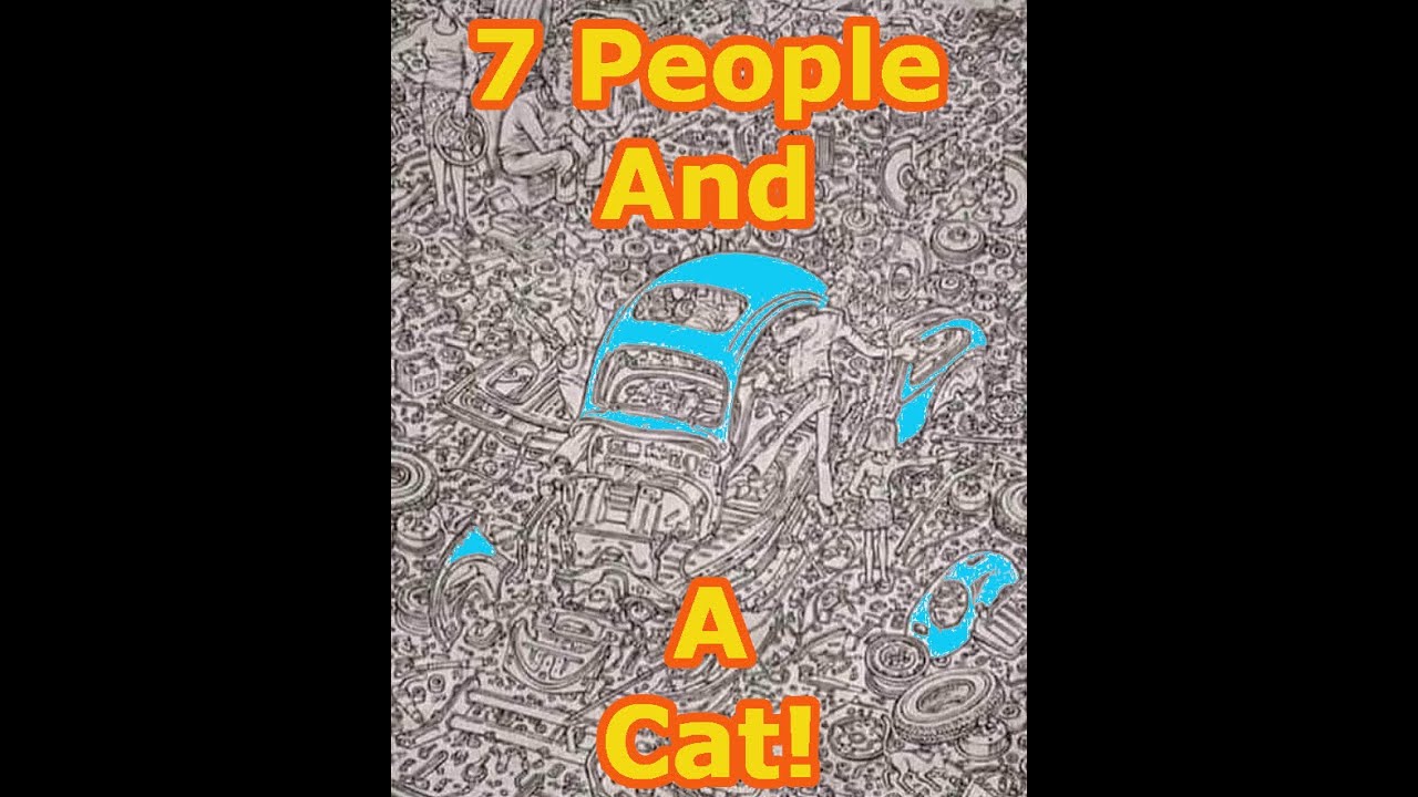 Solved. The solution for 7 people and a cat puzzle. There might even be ...