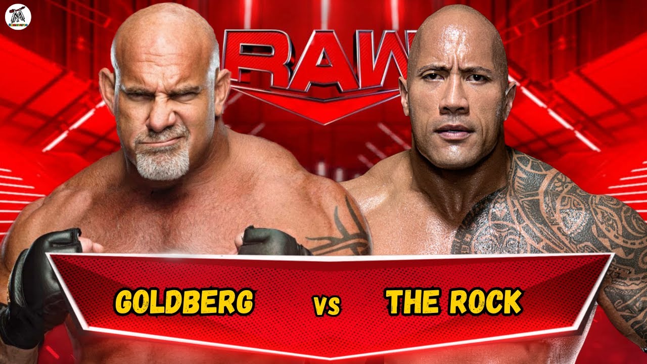 Goldberg vs The Rock at WWE Full Match - YouTube