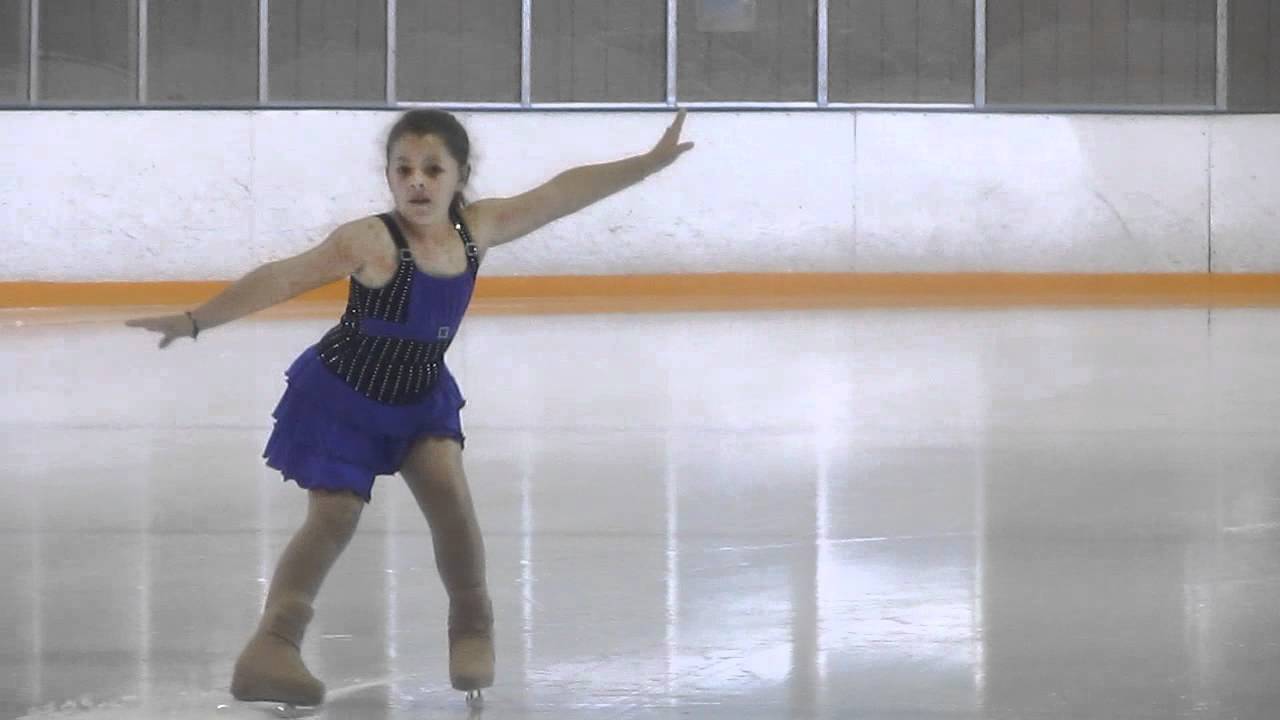 Emma's 1st Ice Skating Rehersal - YouTube