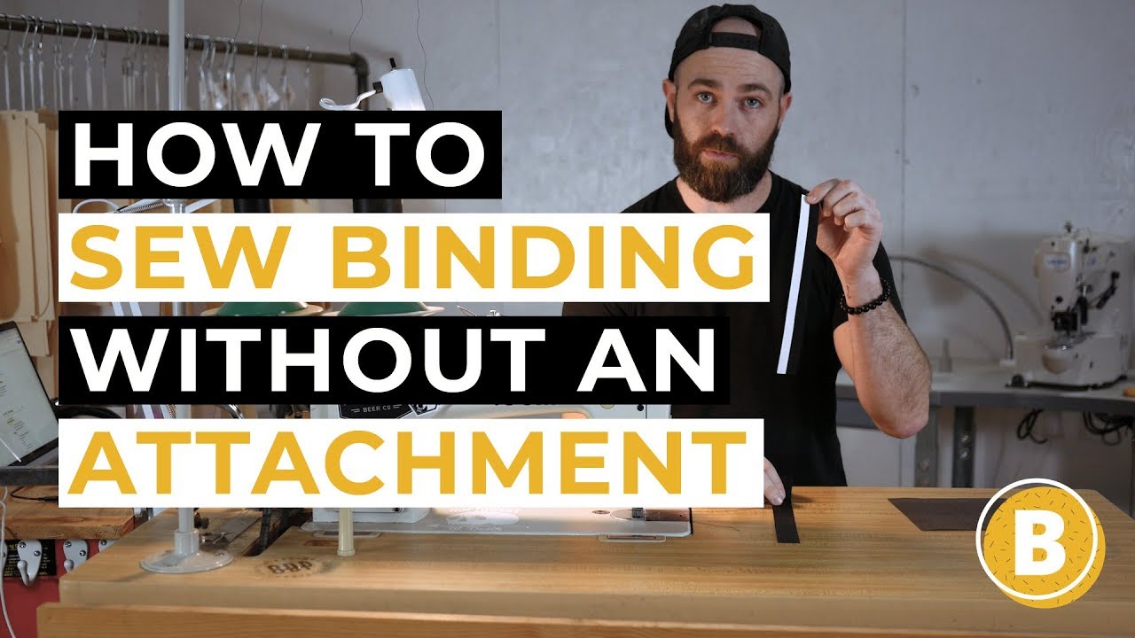 How To Sew Binding Without An Attachment - YouTube