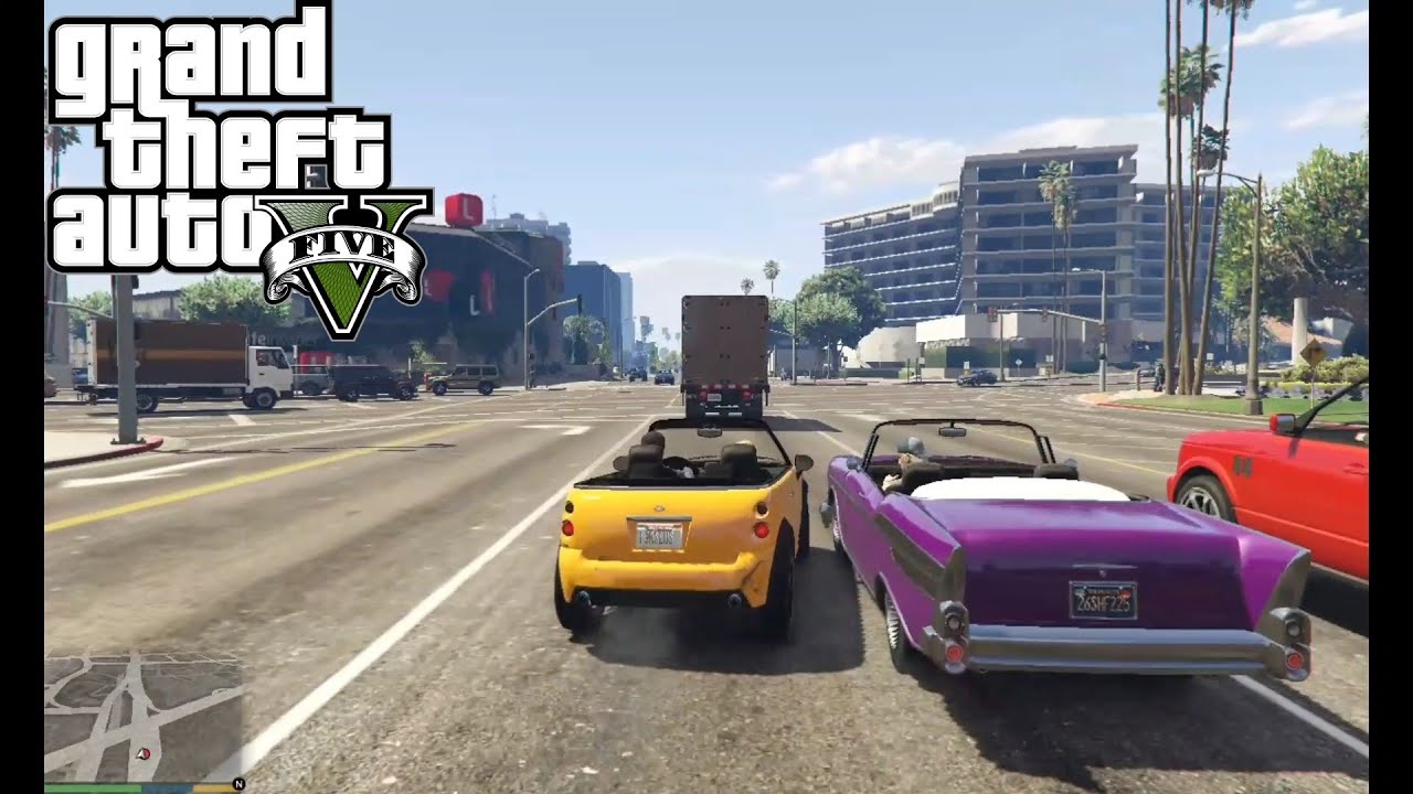 A guy trying to harras Michaels daughter../ gta 5 / gta 5 missions ...