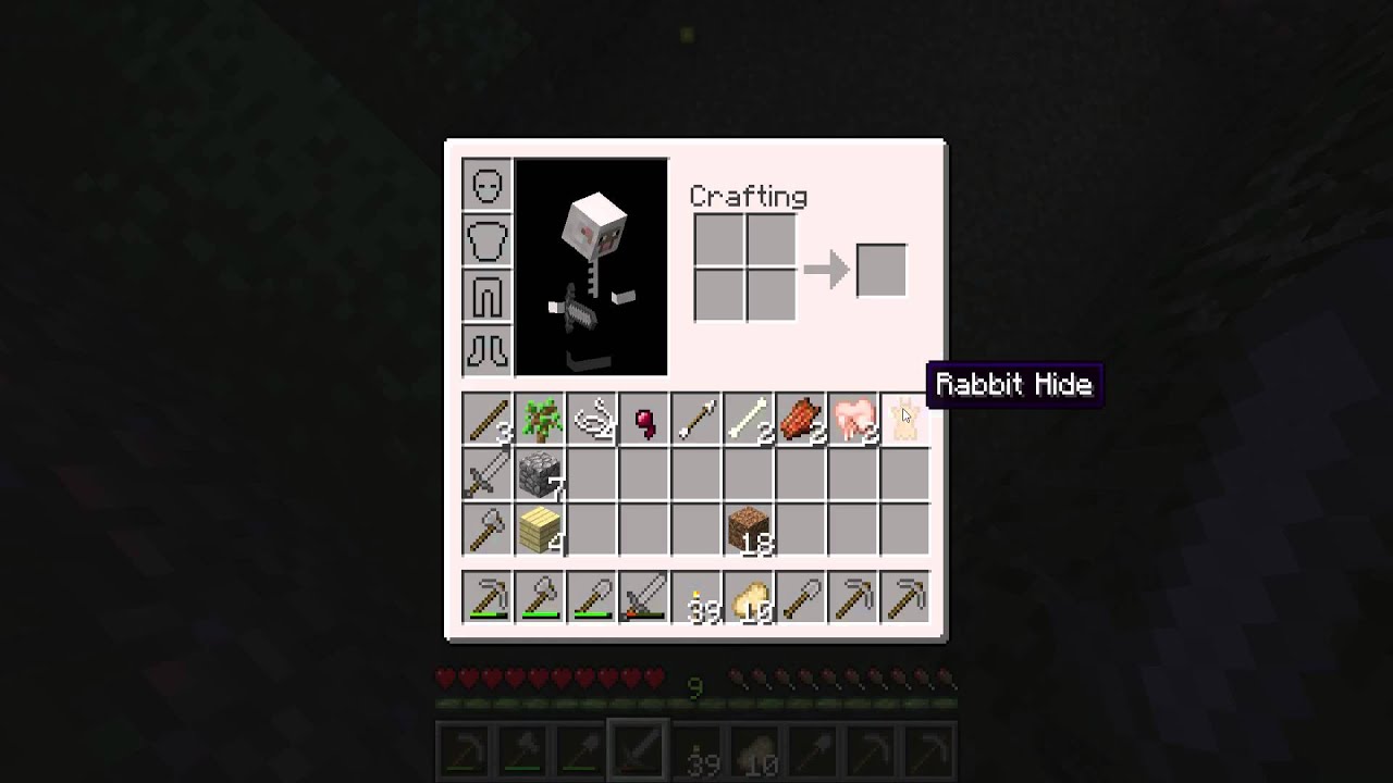 How to get Rabbit Hide in Minecraft - YouTube